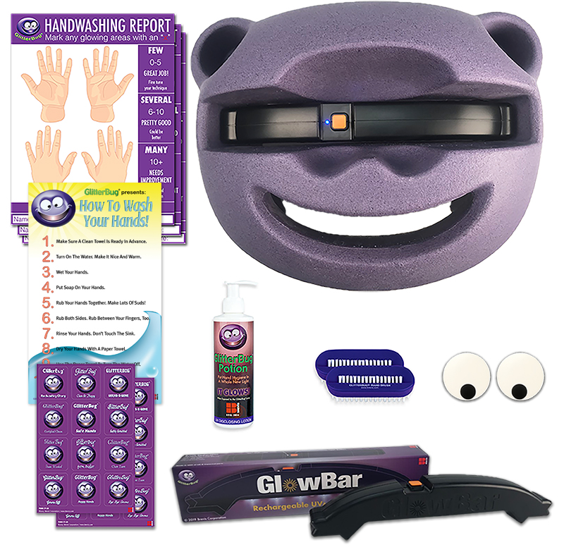 GlitterBug® Deluxe Kit with NEW GlowBarLED - Brevis