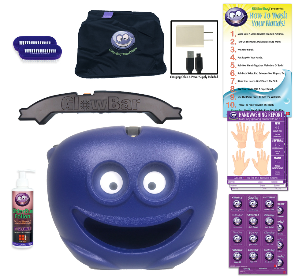 GlitterBug® GBX Handwashing Teaching Kit - Brevis