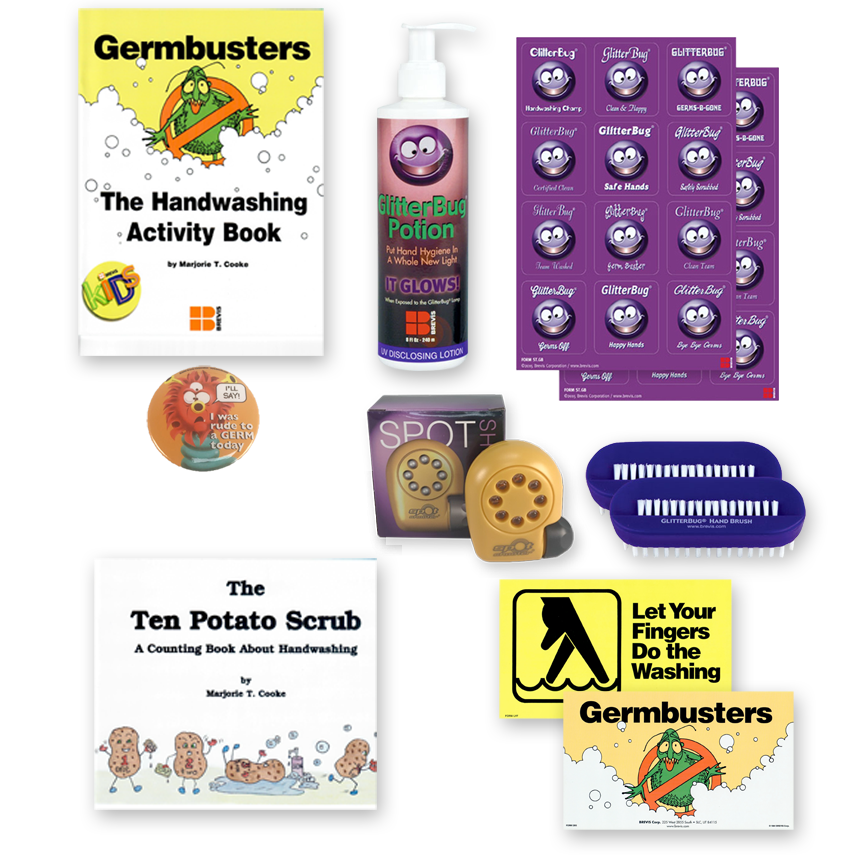 Germbusters GlitterBug® Handwashing Starter Set - Brevis
