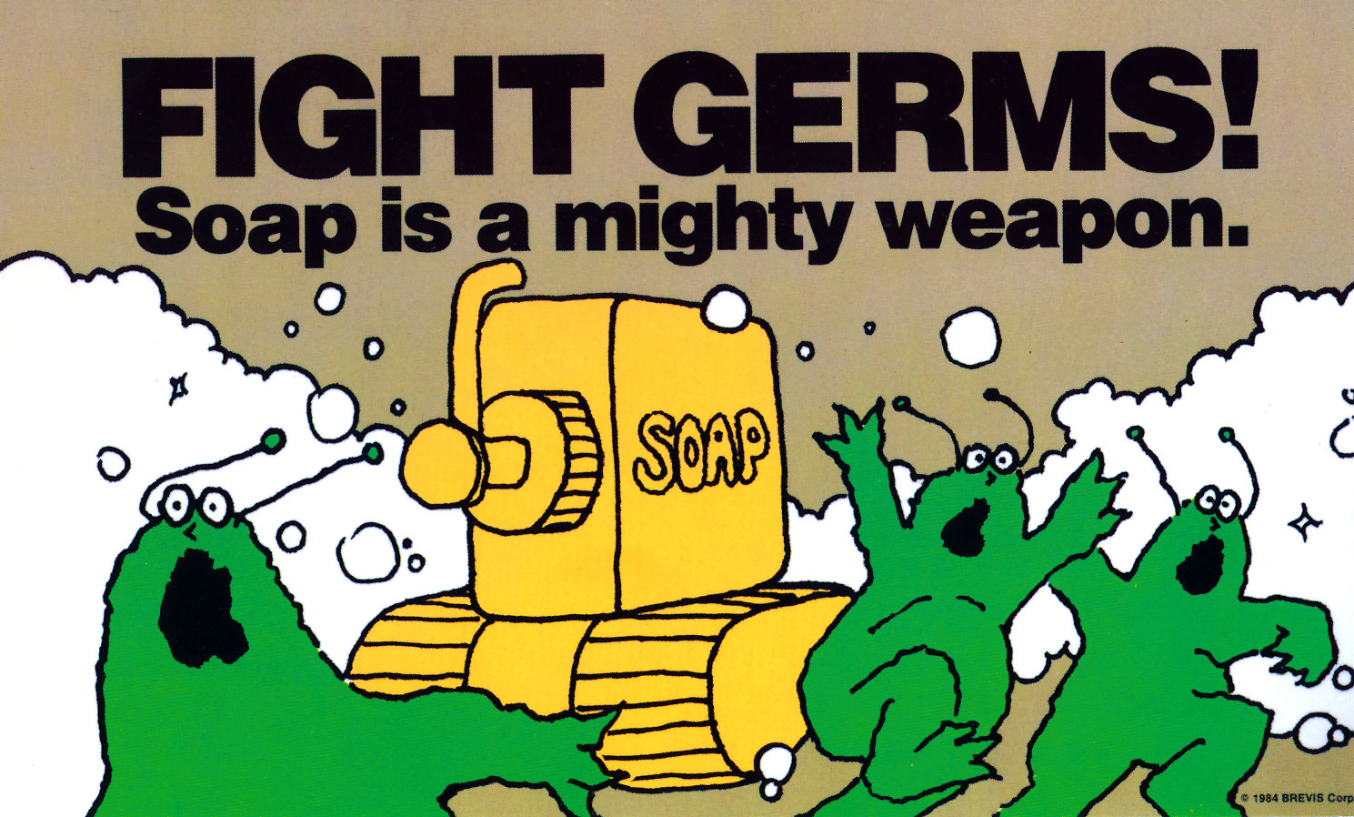 Fight Germs Reminder Card - Brevis