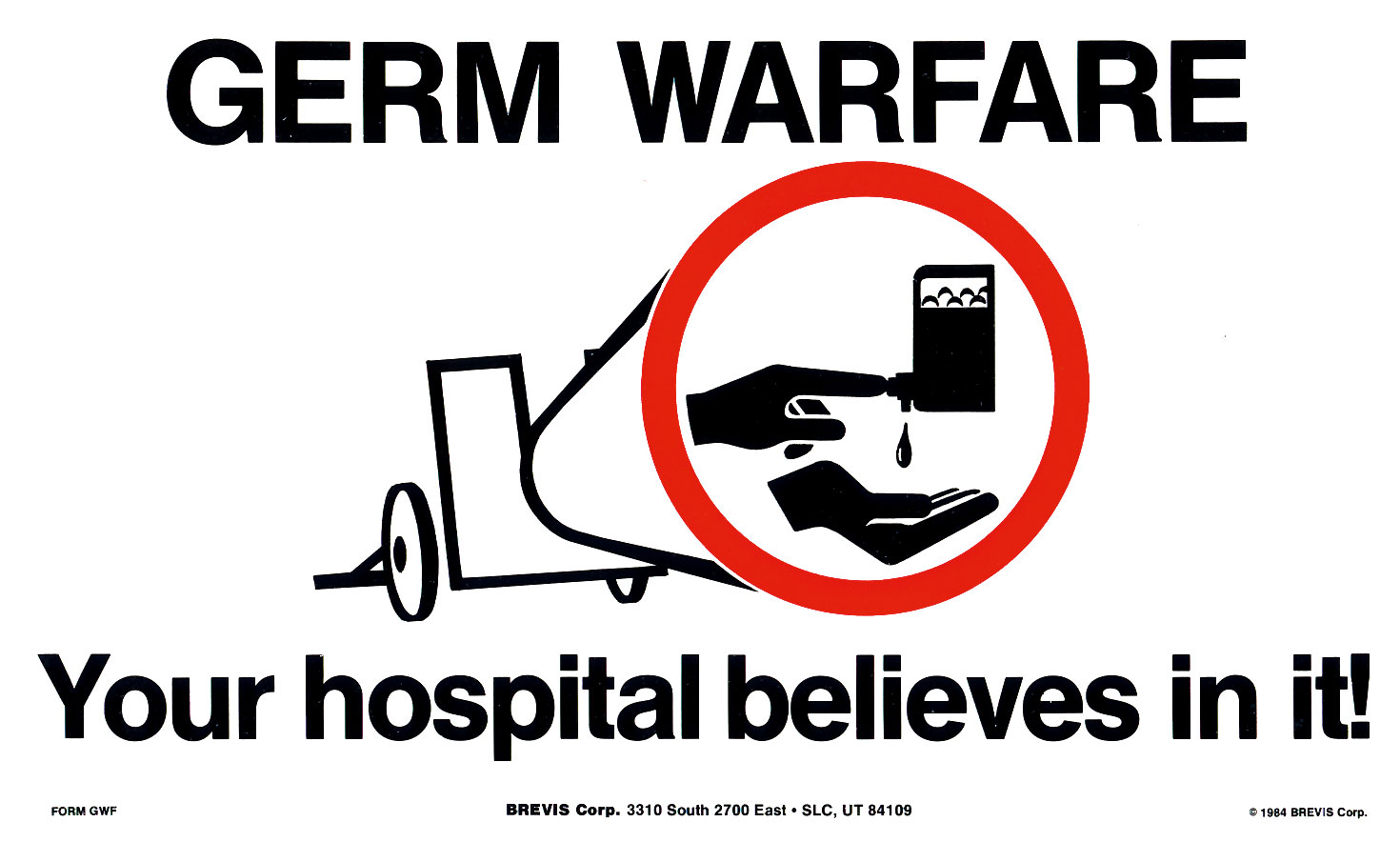 Germ Warfare Reminder Card - Brevis