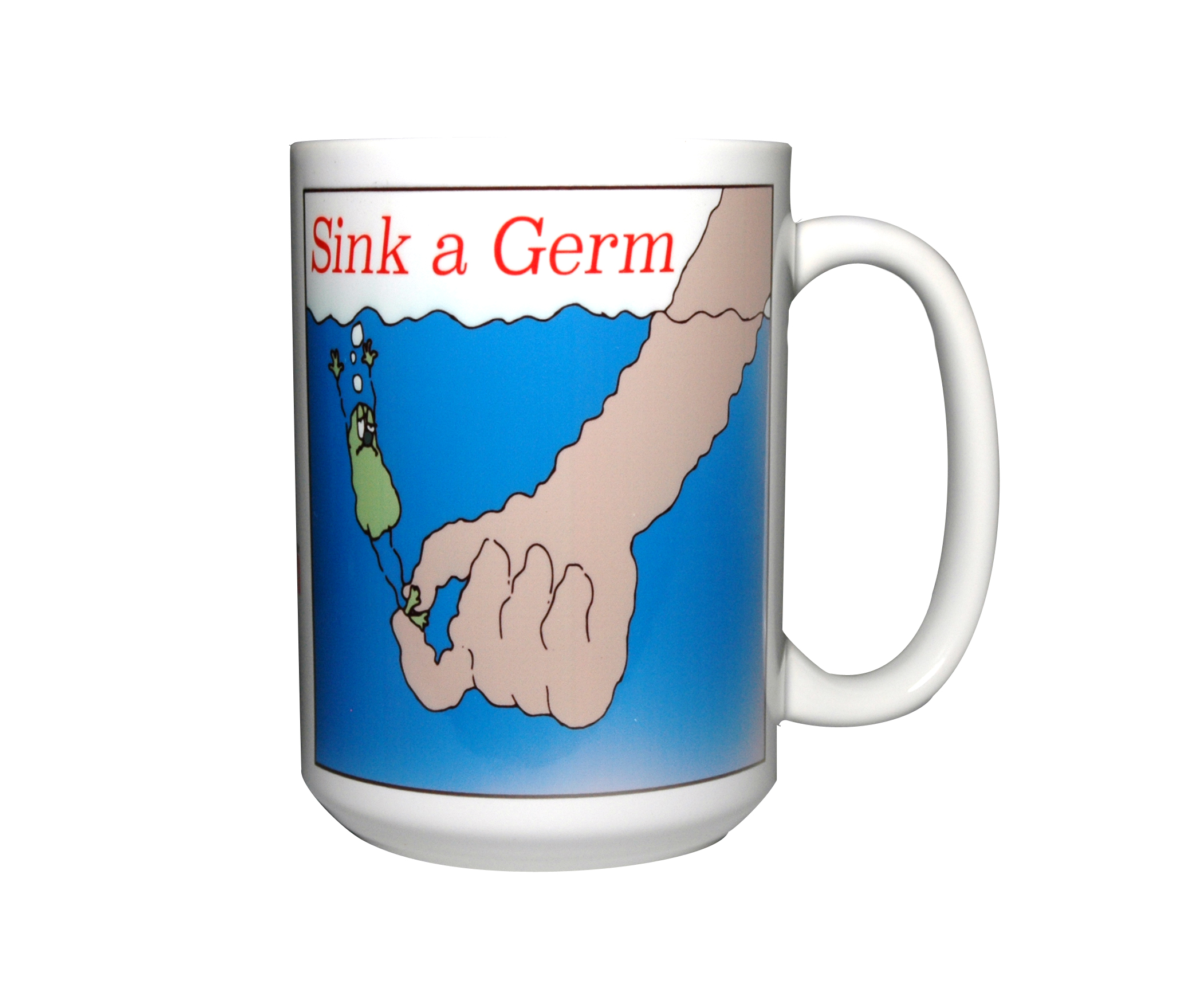 Sink A Germ Mug, 15oz - Brevis