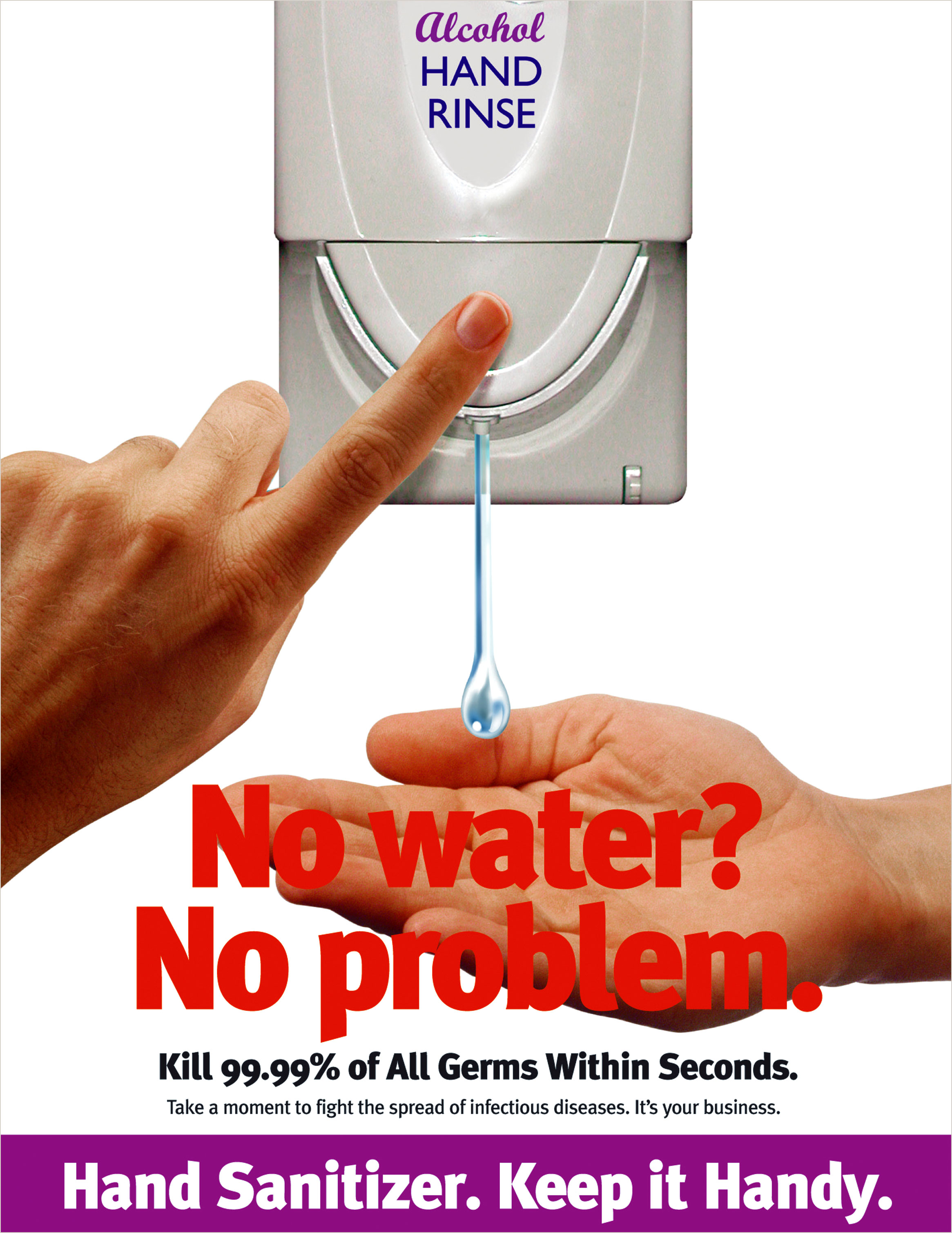 Hand Sanitizer - Keep It Handy Poster - Brevis