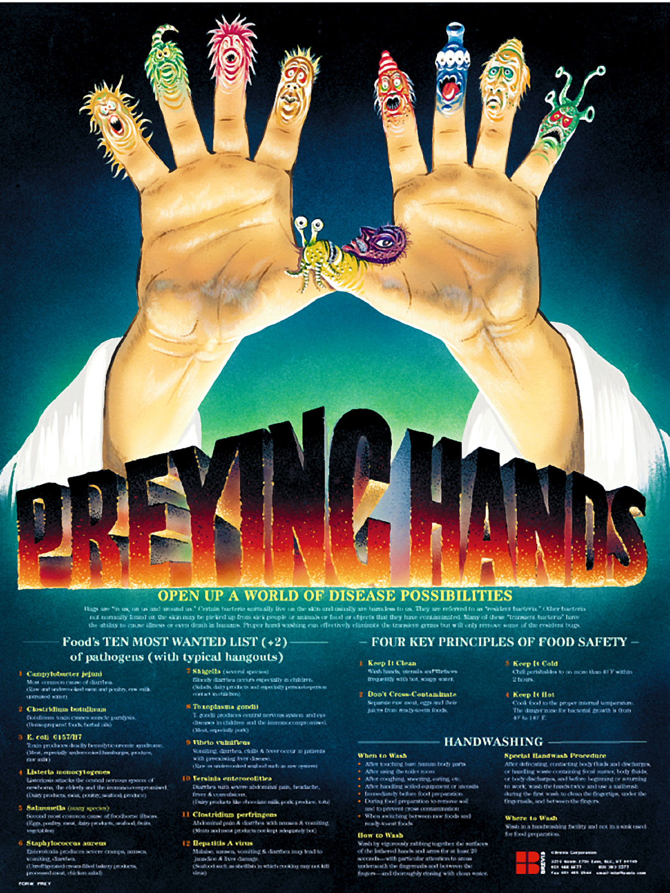 Preying Hands Poster - Brevis