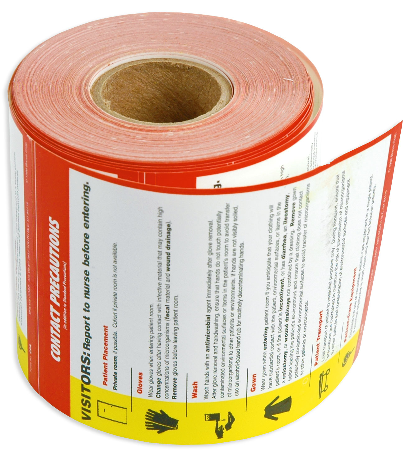 Contact Precautions Labels - Brevis