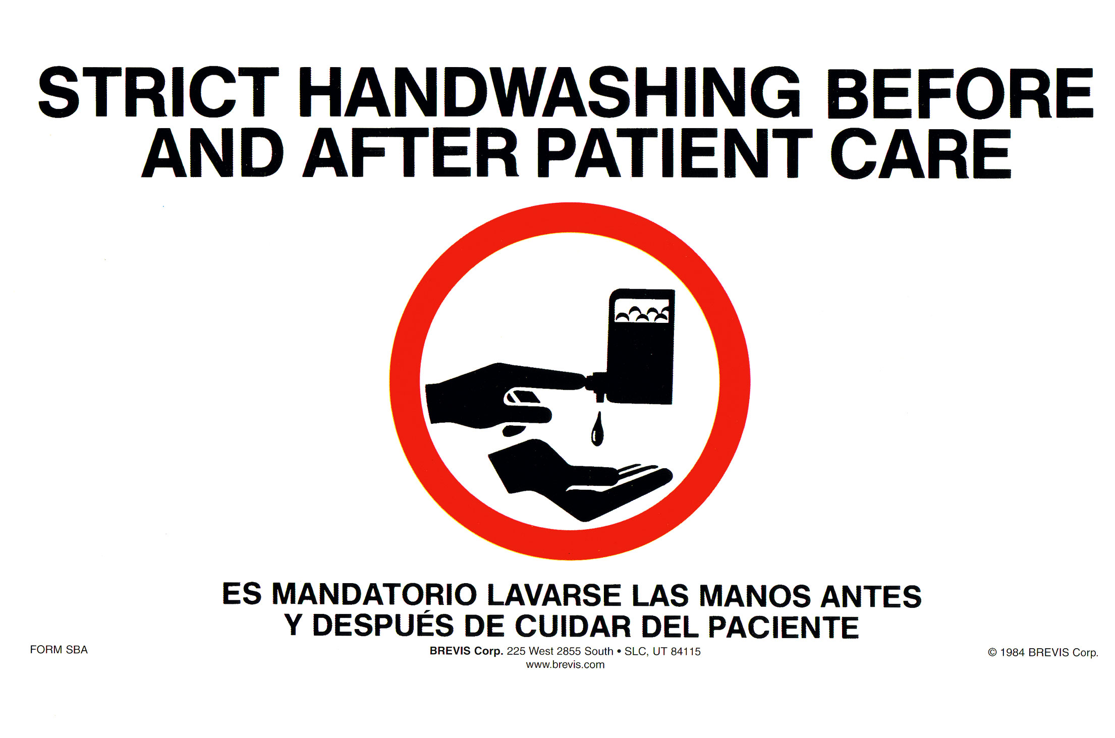 Strict Handwashing Before / Before & After - Brevis